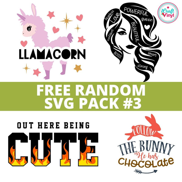 Free Random SVG Bundle #3 - Icraftvinyl